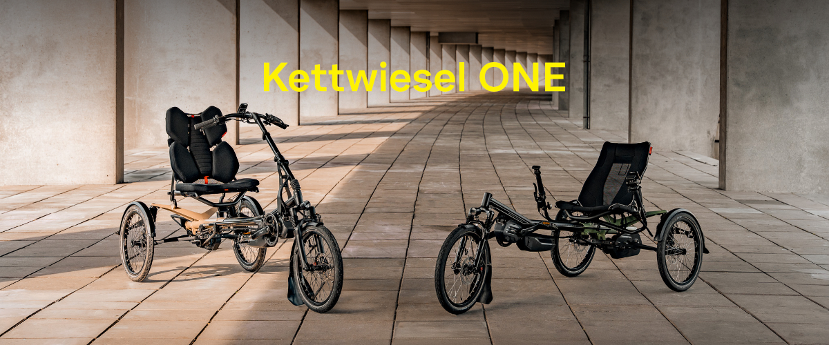 Kettwiesel ONE – Dreirad für Erwachsene – mit Bosch Motor | Hase Bikes